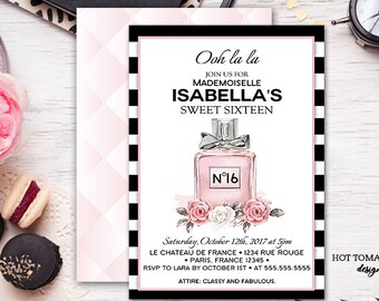 Chanel invitation | Etsy