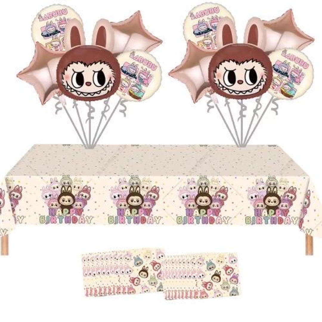 Labubu Birthday; Labubu Birthday Decorations; Labubu Party Decorations ...
