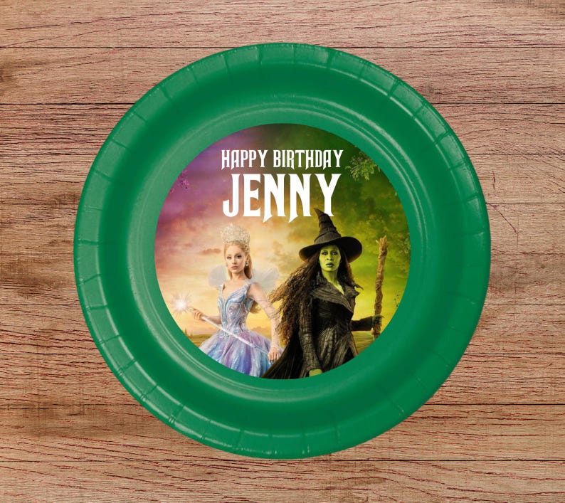 Custom Wicked for Good Dessert & Dinner Paper Plates, Personalized ...
