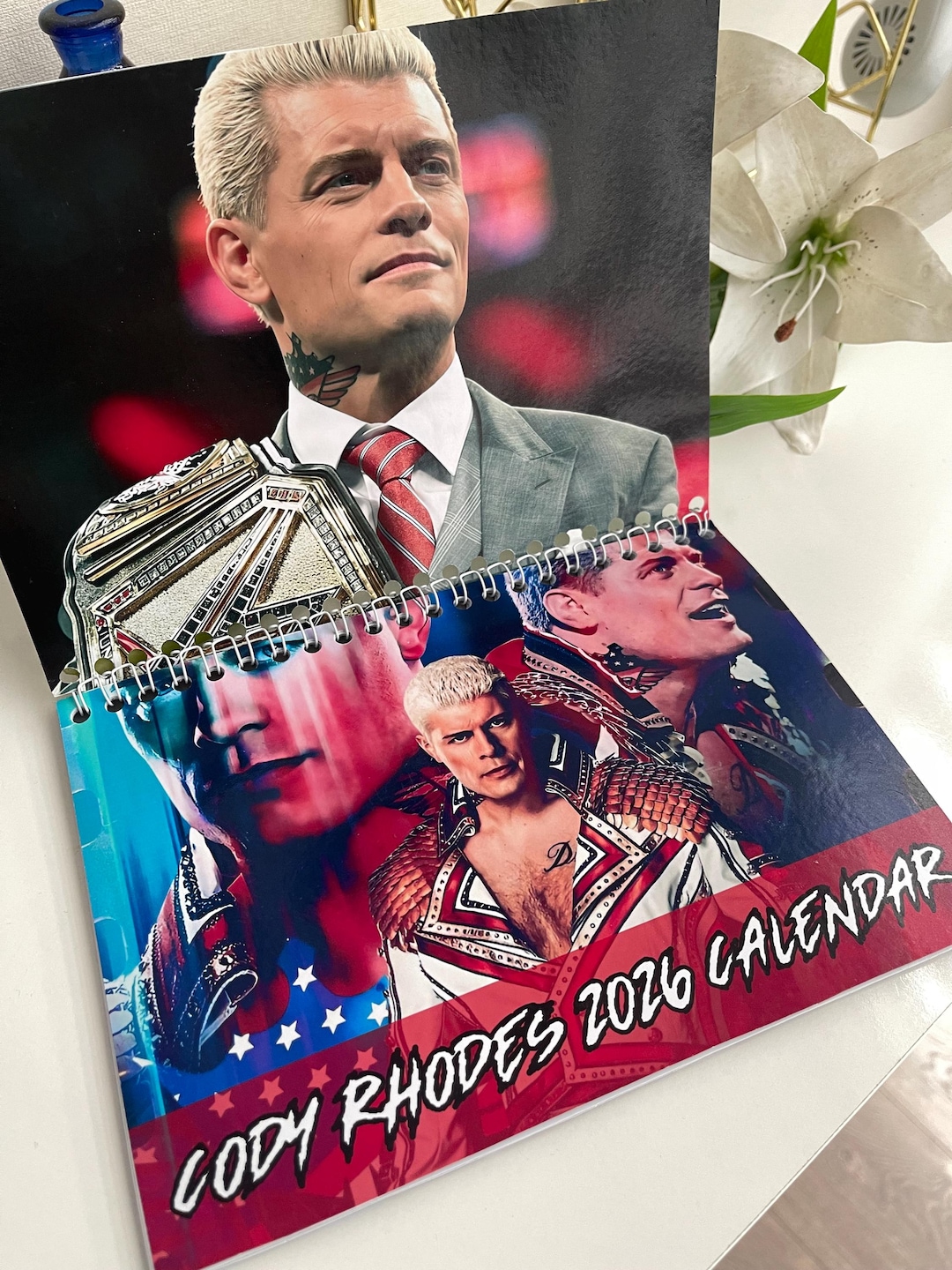 Cody Rhodes 2026 Wall Calendar, WWE Wrestling Fan Gift - Etsy
