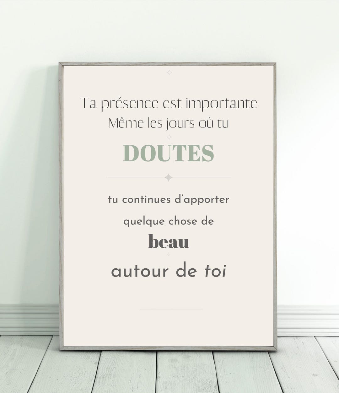 Workplace Well-being Poster – Printable Wall Art – Quote: Your Presence ...