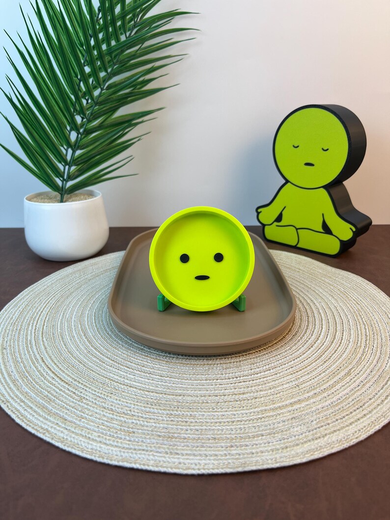 Smiski Trinket Tray - Smiski Face Ring Dish, 9cm or 18cm Jewelry & Key ...