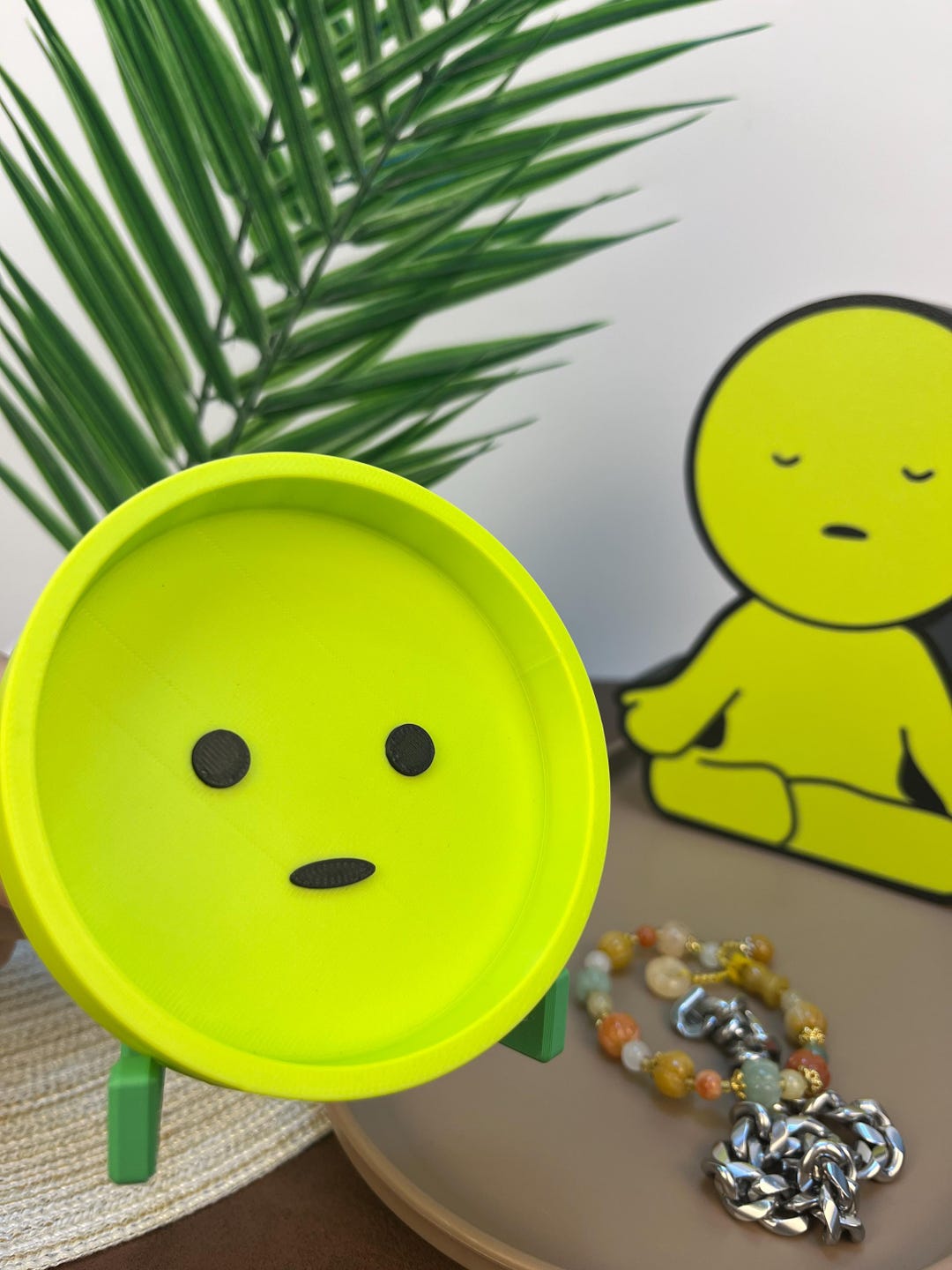 Smiski Trinket Tray - Smiski Face Ring Dish, 9cm or 18cm Jewelry & Key ...