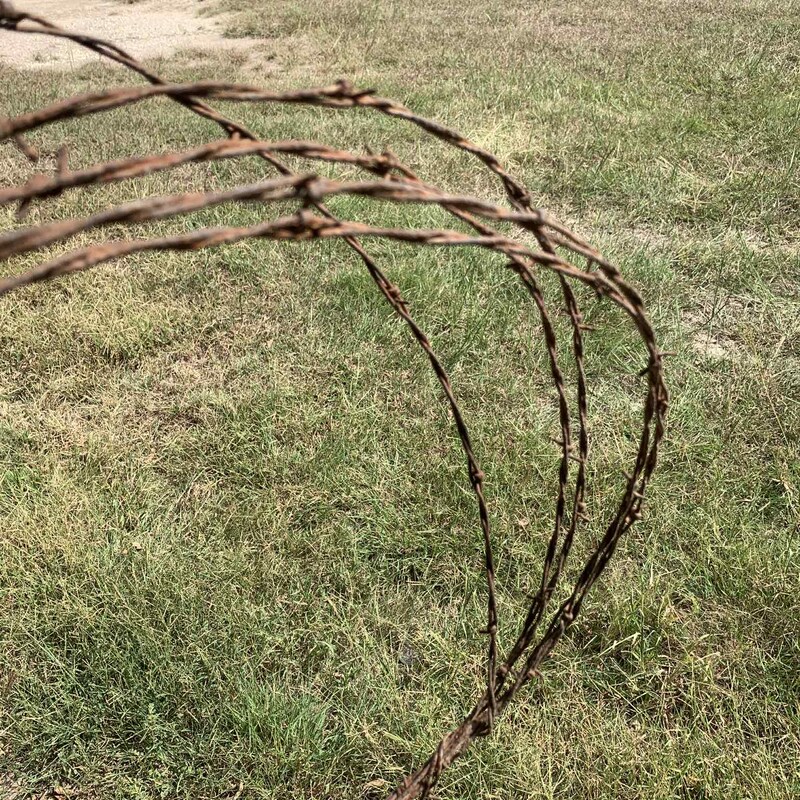 Rusty Barbed Wire - Etsy