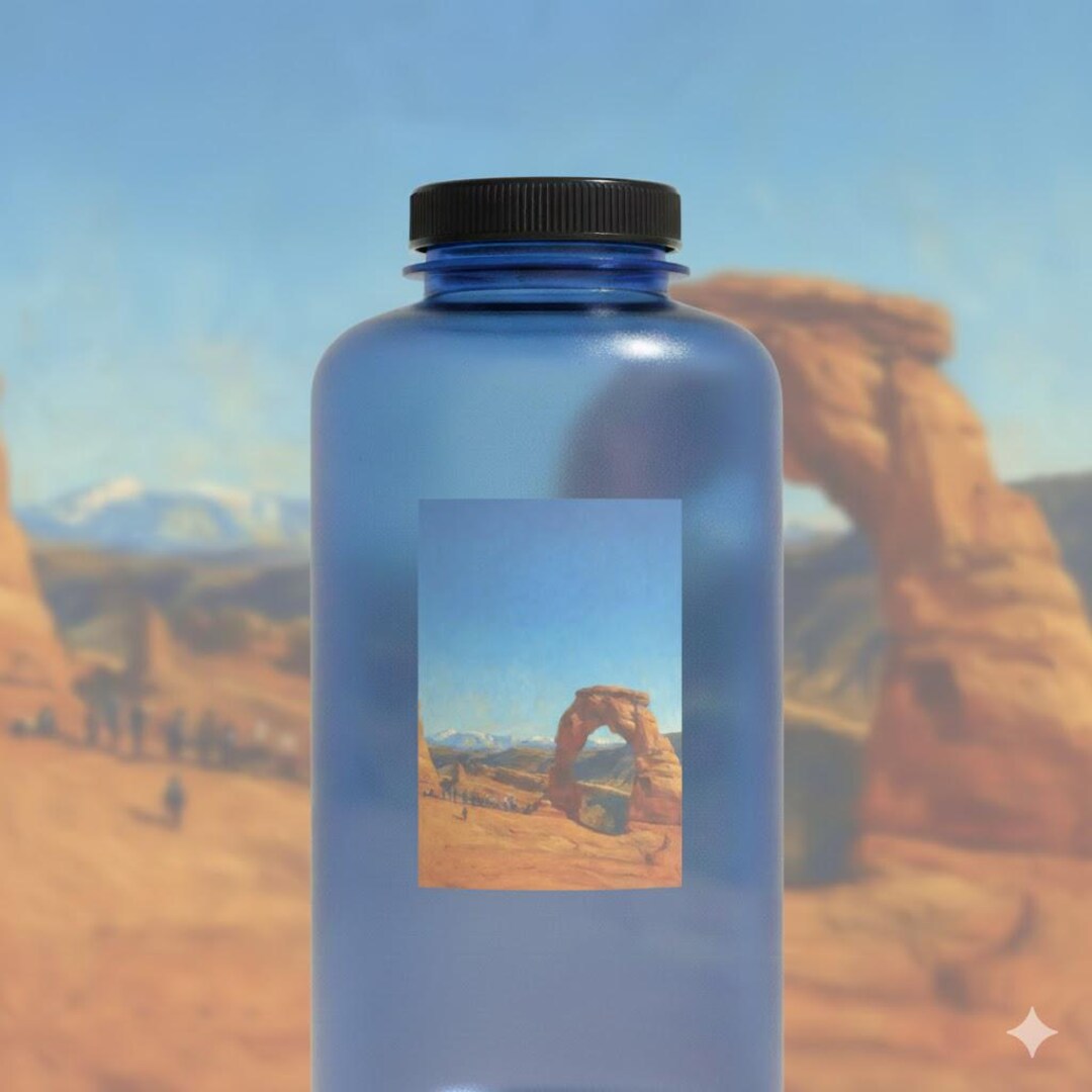 Delicate Arch Arches National Park Sticker, Moab Utah Scenic Souvenir ...