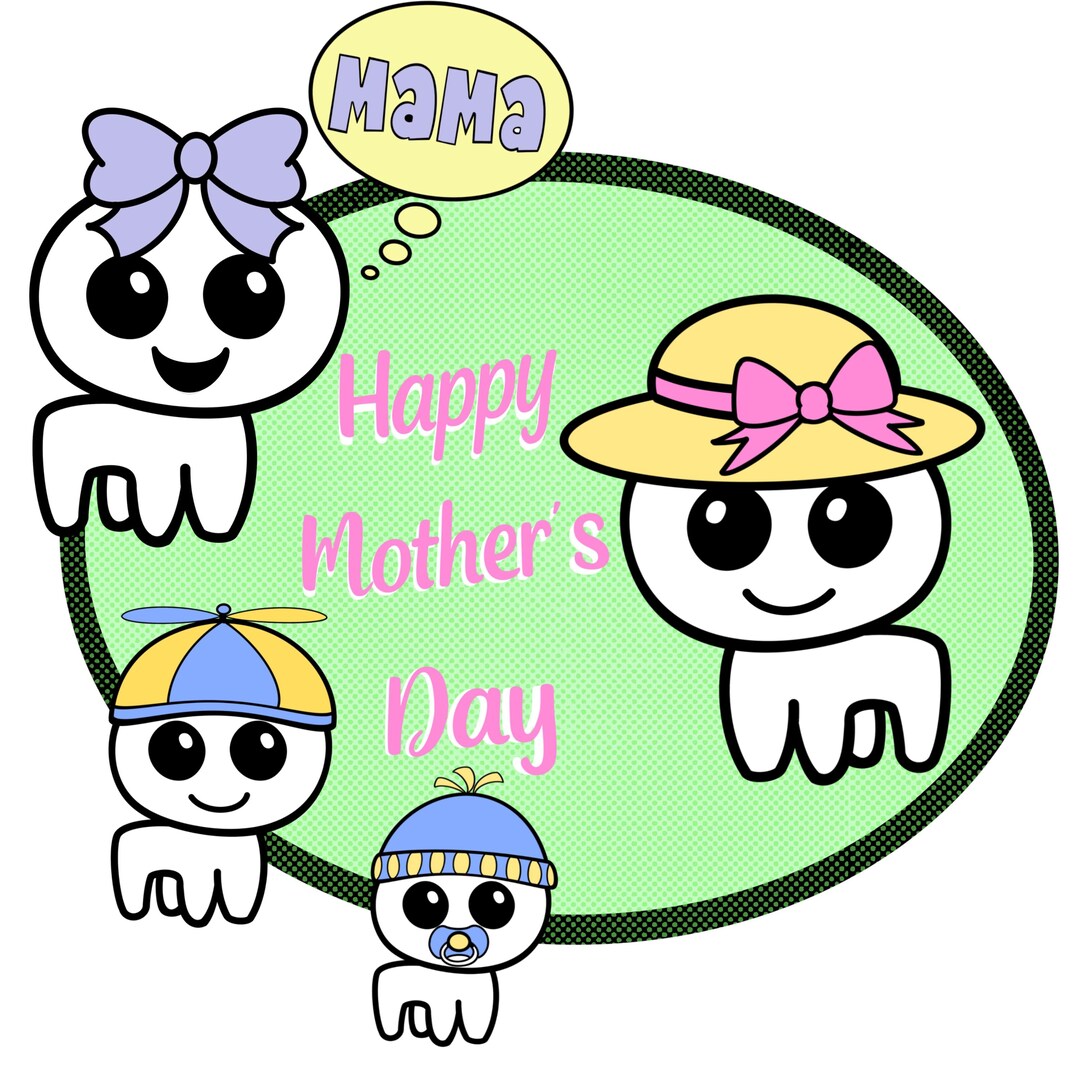 Mother's Day Digital Download PNG & JPEG Autism Creature TBH Creature ...