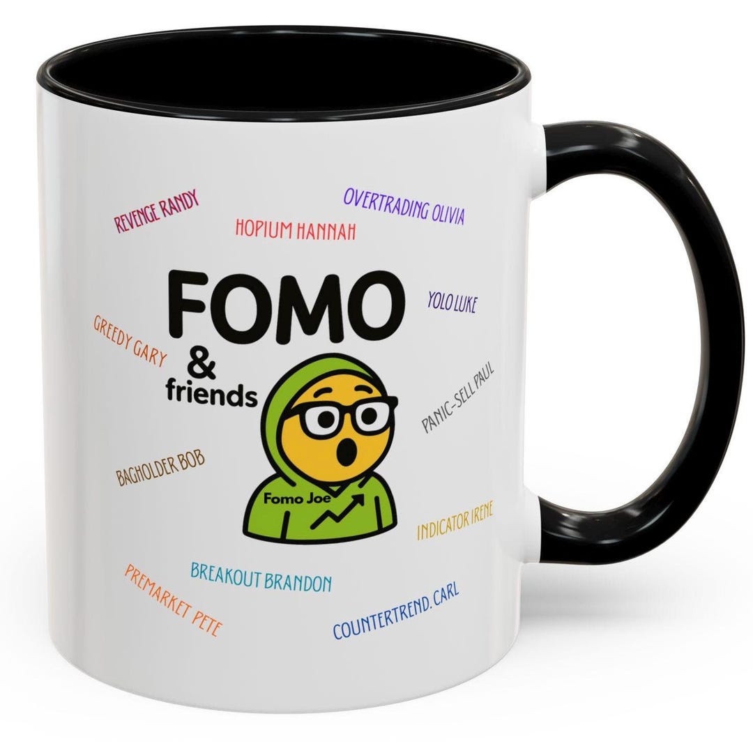 Fomo Joe Trader Meme Coffee Mug, Funny Stock Market Gift - Etsy
