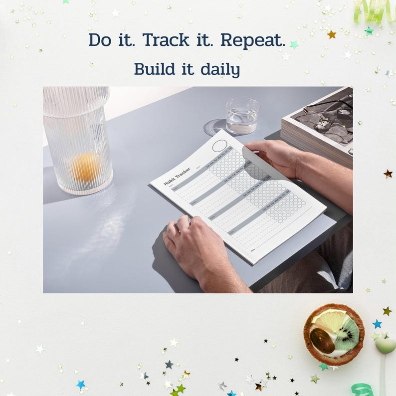 Habit Tracker Printable A4 & US Letter | Weekly Habit Tracker PDF ...