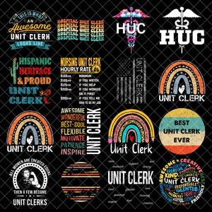 Unit Clerk Png Bundle, Hospital Unit Clerk Quotes PNG, Nursing Office ...
