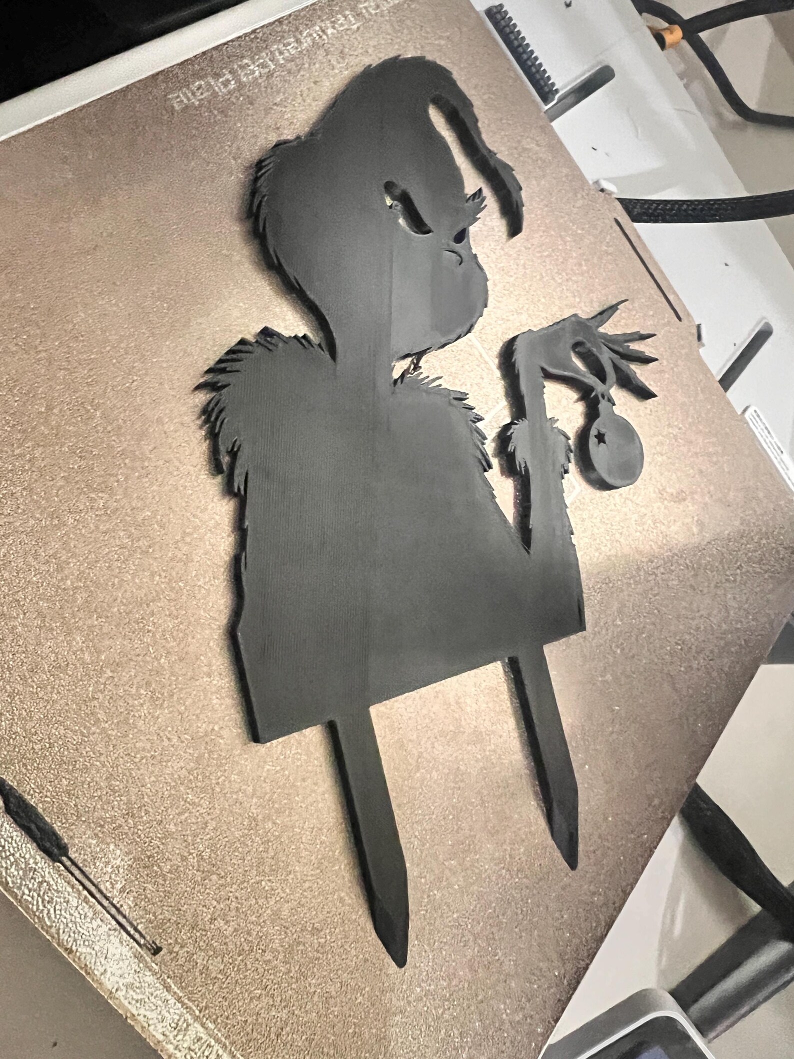 Holiday Shadow Projector – Festive Grinch-inspired Silhouette for Your ...