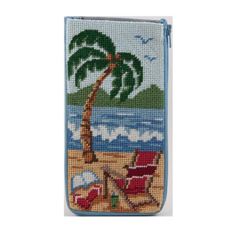 Stitch & Zip Needlepoint Eyeglass Case Kits in a Variety of Designs ...