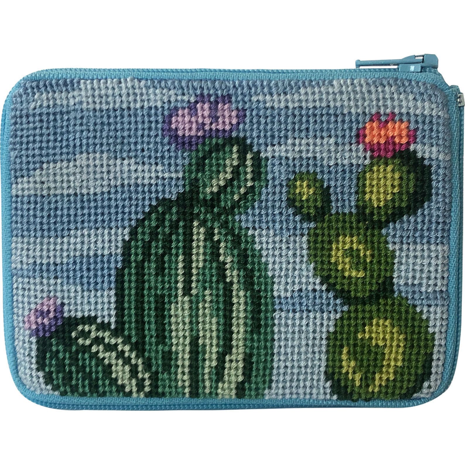 Stitch & Zip Needlepoint Coin Purse Kits-variety of Designs-floral III ...