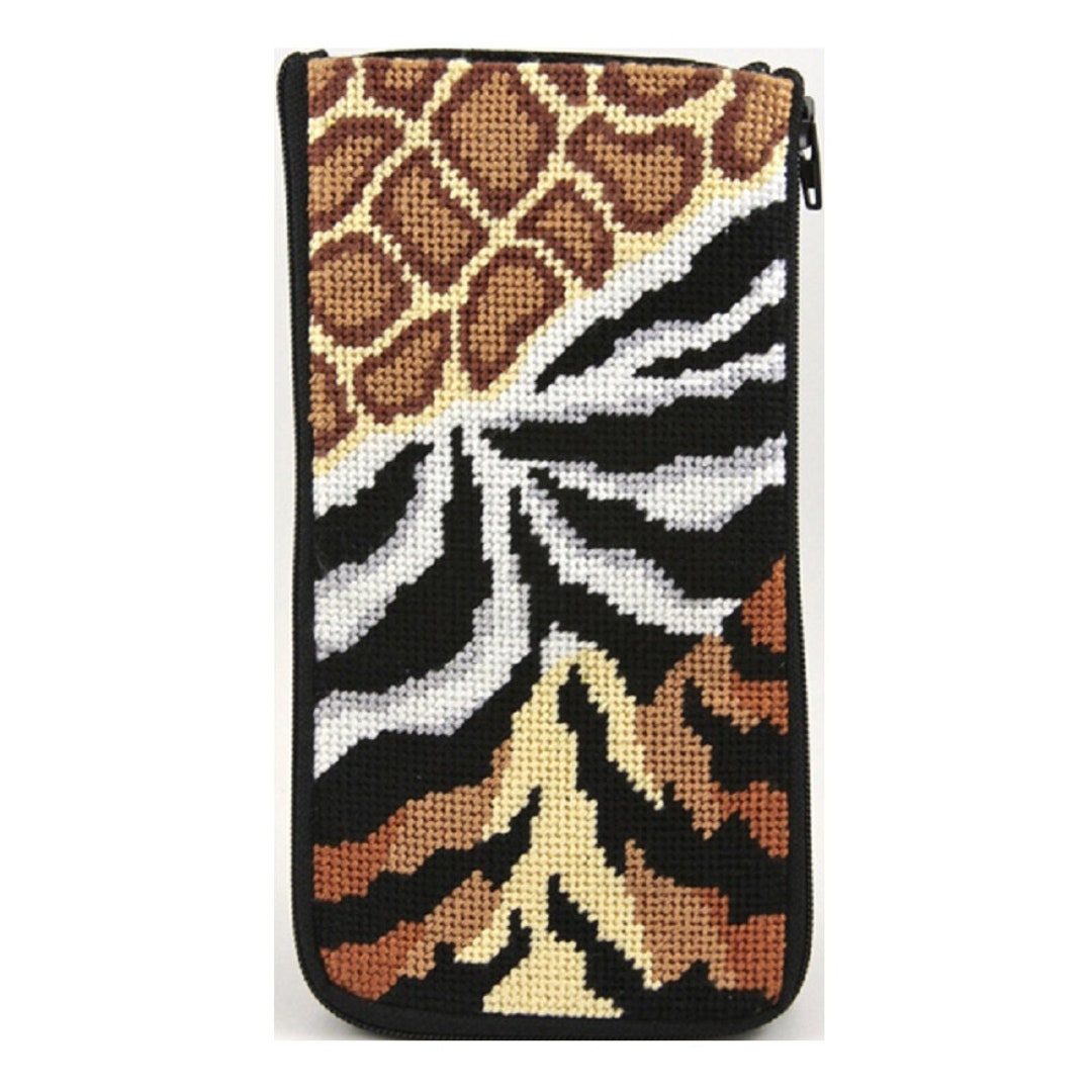 Stitch & Zip Needlepoint Eyeglass Case Kits in a Variety of Designs III ...