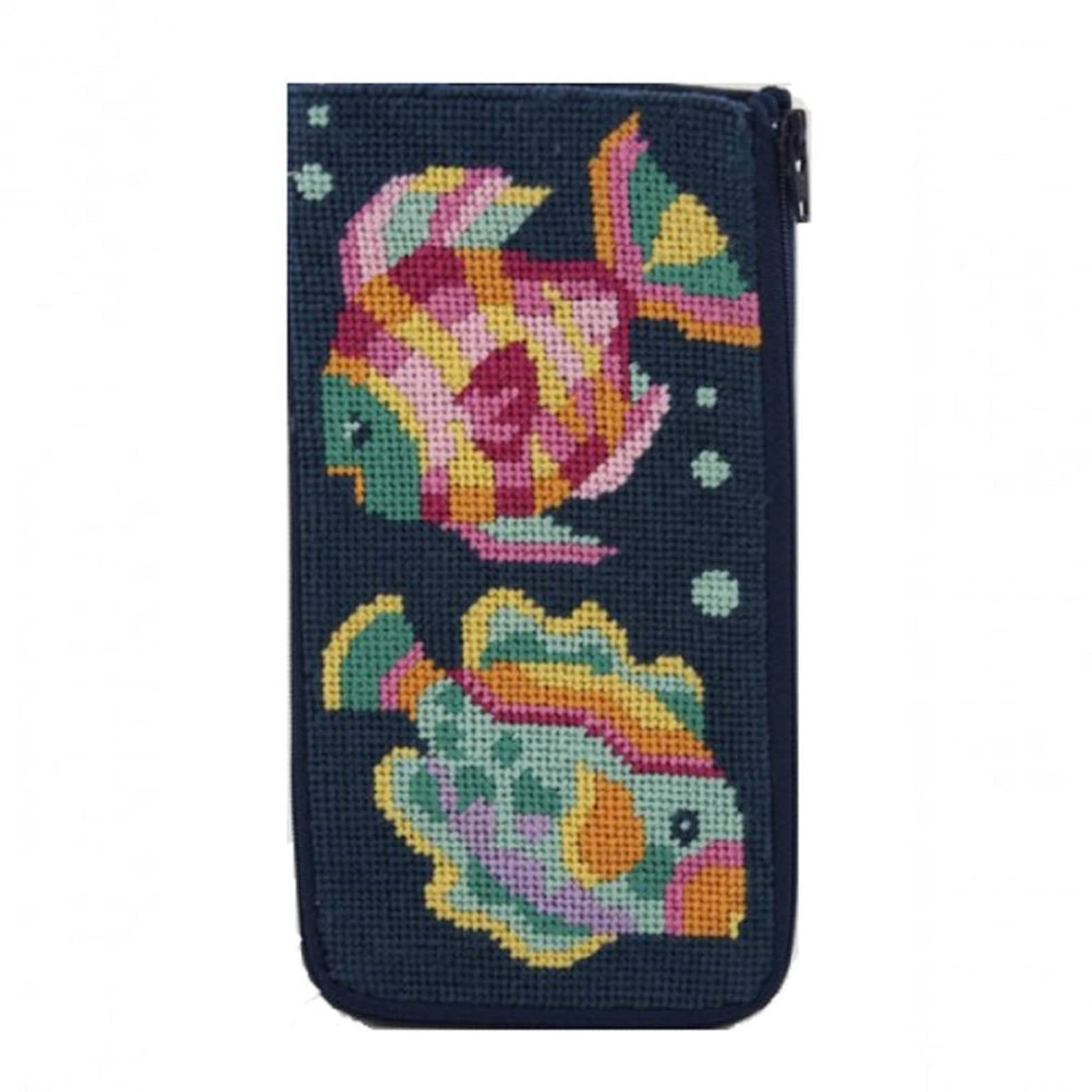 Stitch & Zip Needlepoint Eyeglass Case Kits in a Variety of Designs ...