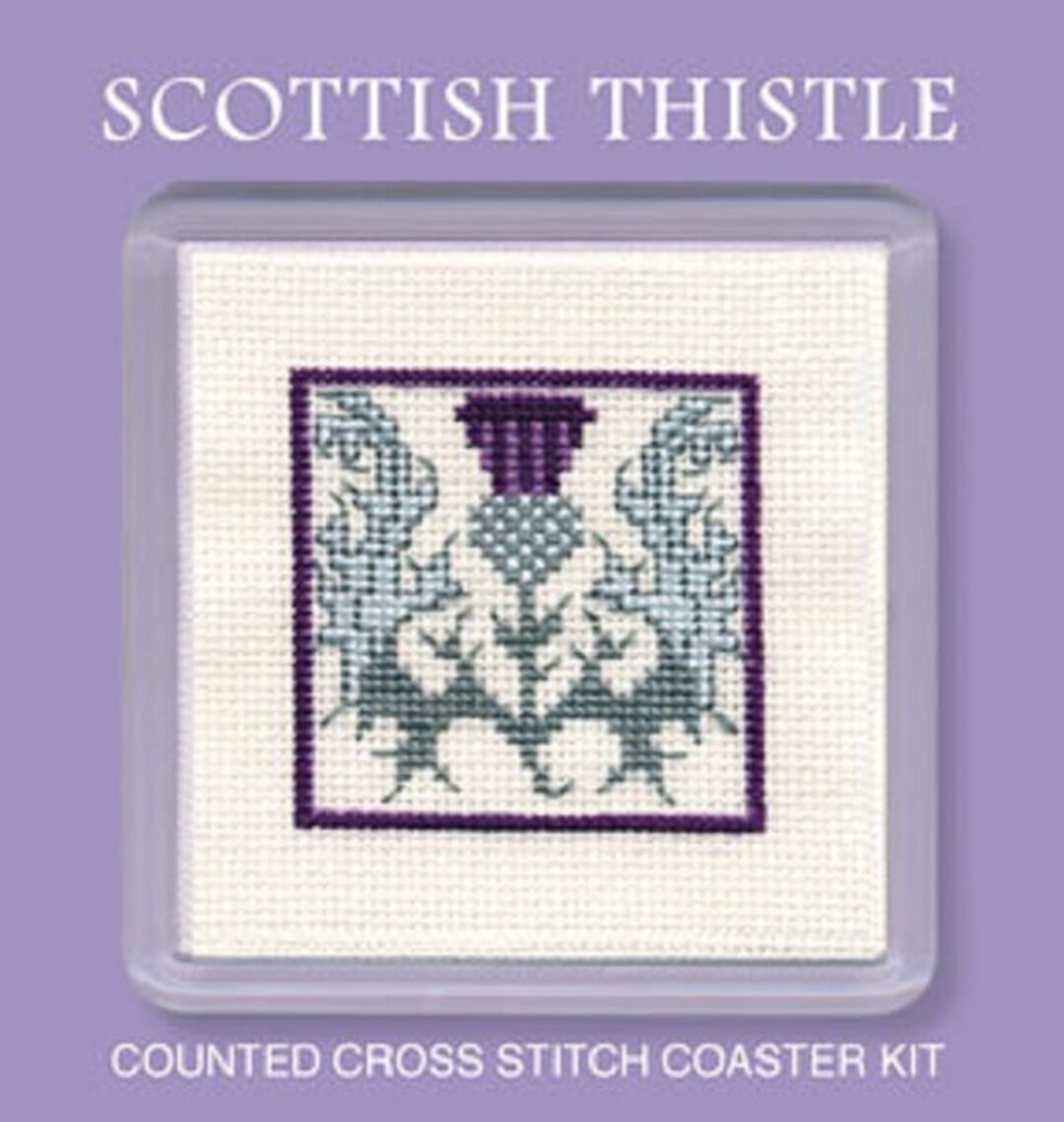 Textile Heritage Scottish Counted Cross Stitch Coaster Kits-variety of ...