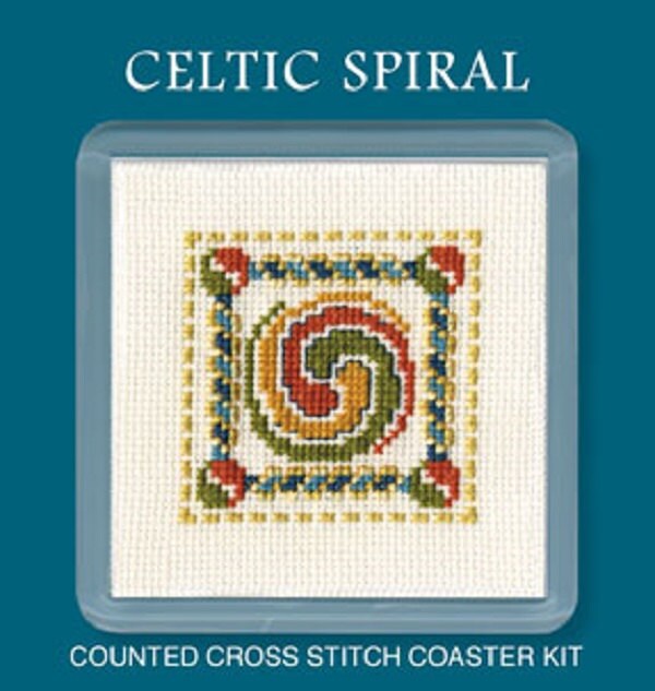 Textile Heritage Celtic Counted Cross Stitch Coaster Kits in a | Etsy