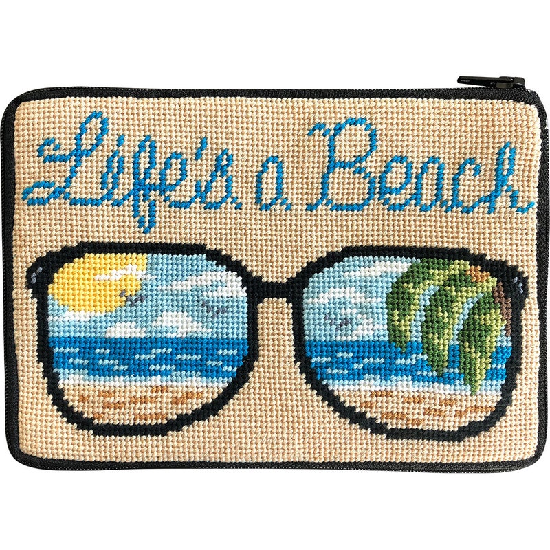 Beach Needlepoint - Etsy