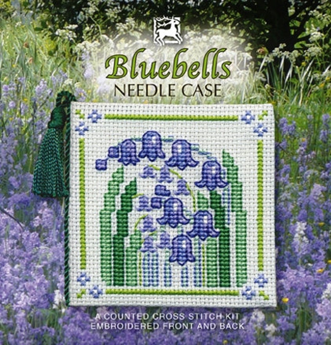 Textile Heritage Floral II Cross Stitch Needle Case Kits-anemones ...