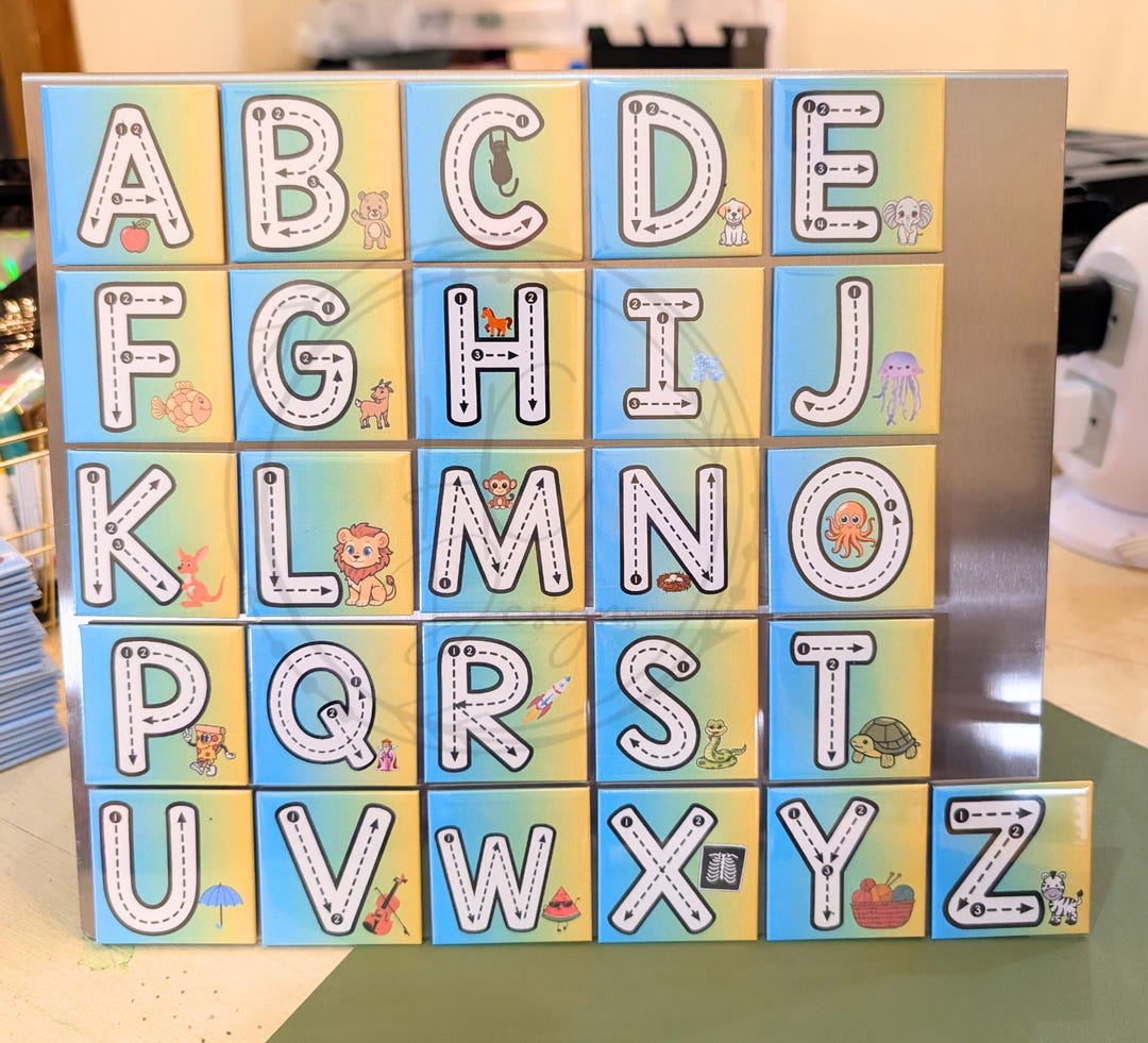 Traceable Alphabet and Numbers Templates – Uppercase, Lowercase, Canva ...