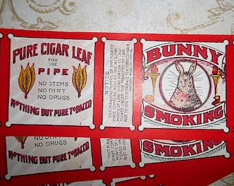 Smoking rabbit | Etsy