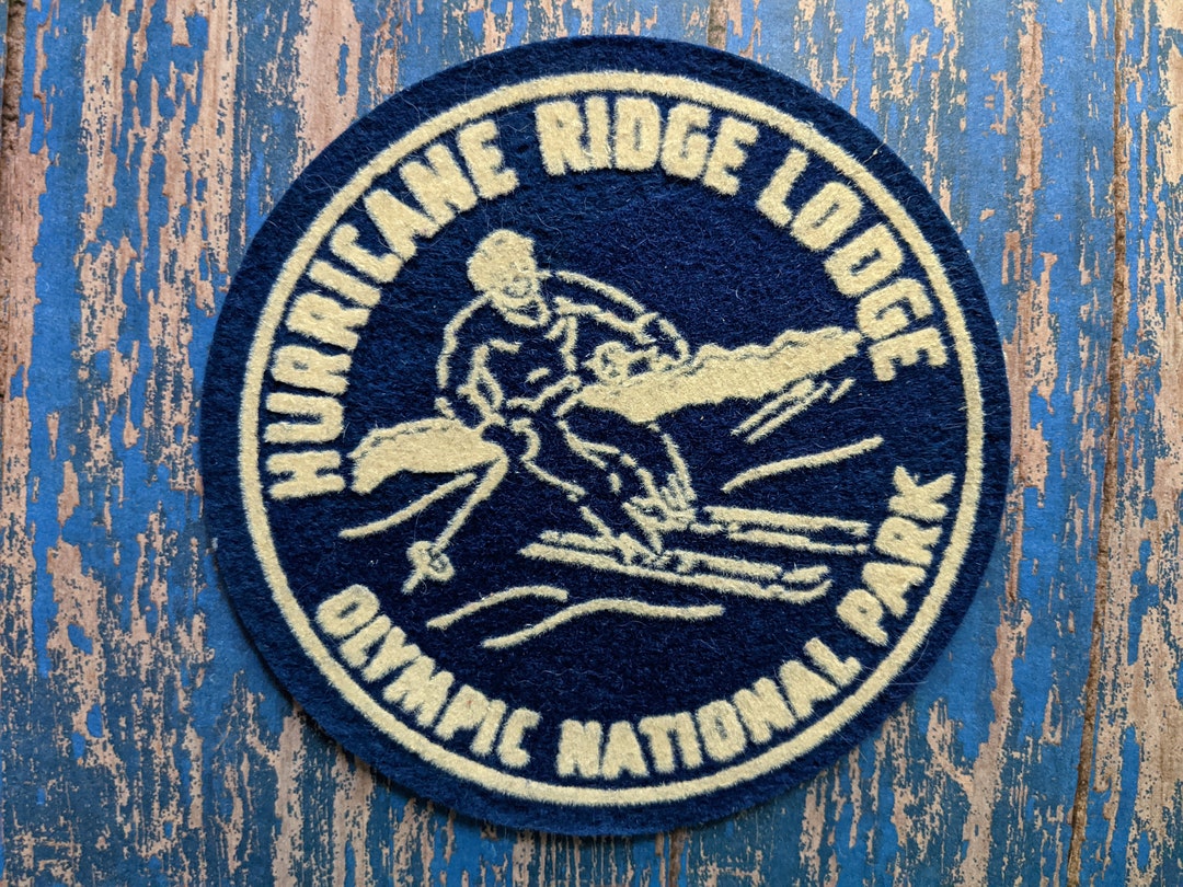 Mid Century Hurricane Ridge Lodge Olymipic National Park Patch 1950s - Etsy