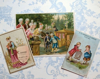 French Trade Card - Etsy