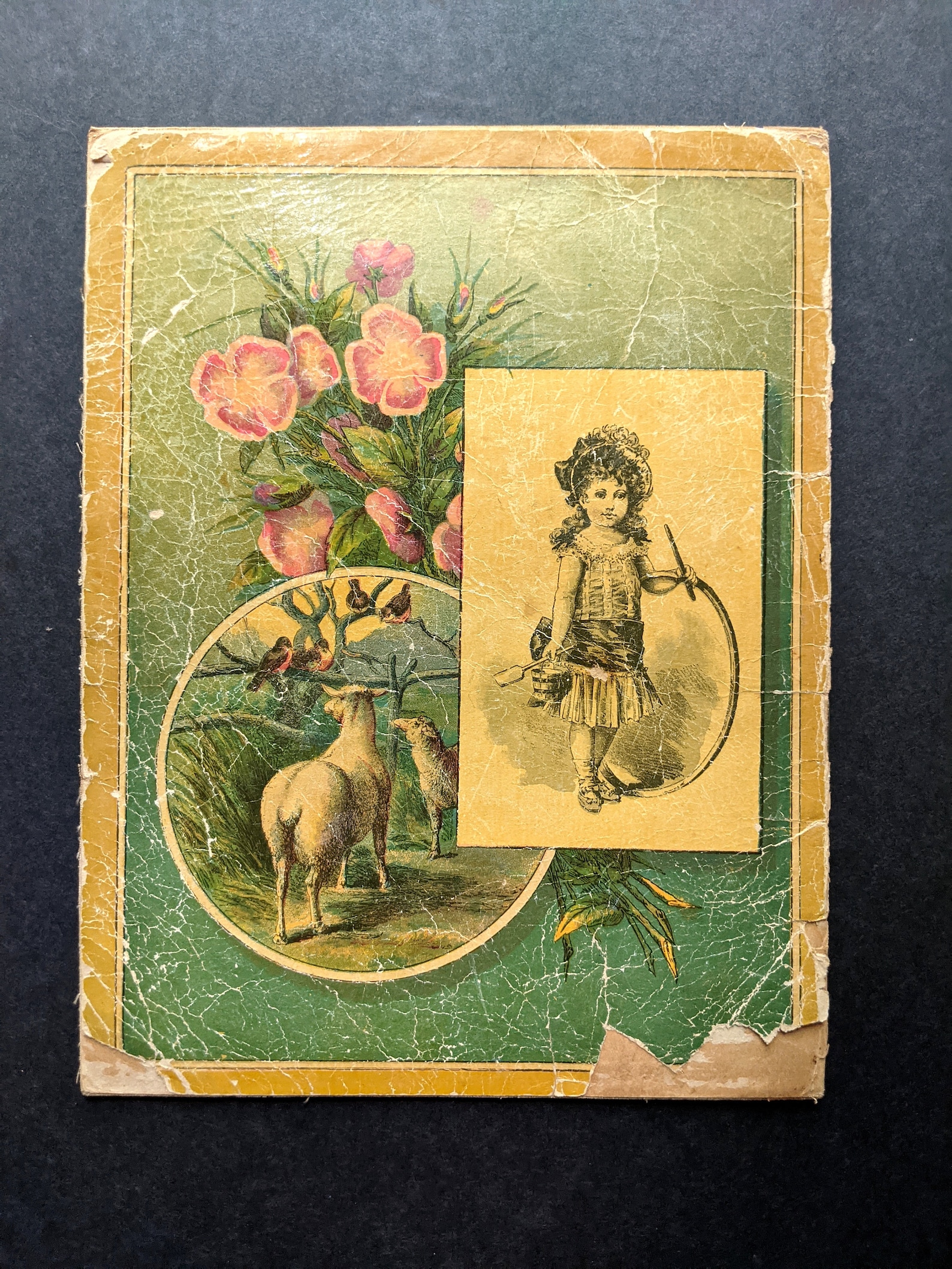 1886 Childs First Book Victorian Linen Alphabet McLoughlin | Etsy