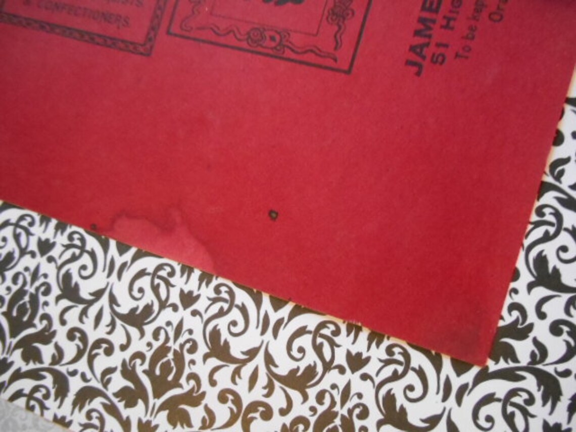 Victorian Tea Packet Label James Turnbull Late 1800s NOS - Etsy