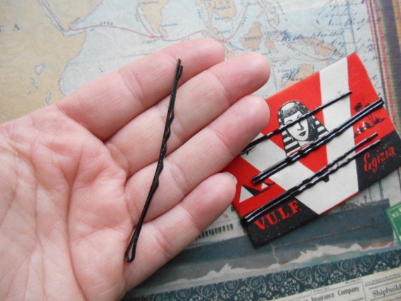 1920s Egyptian Revival Bobby Hair Pins NOS - Gem