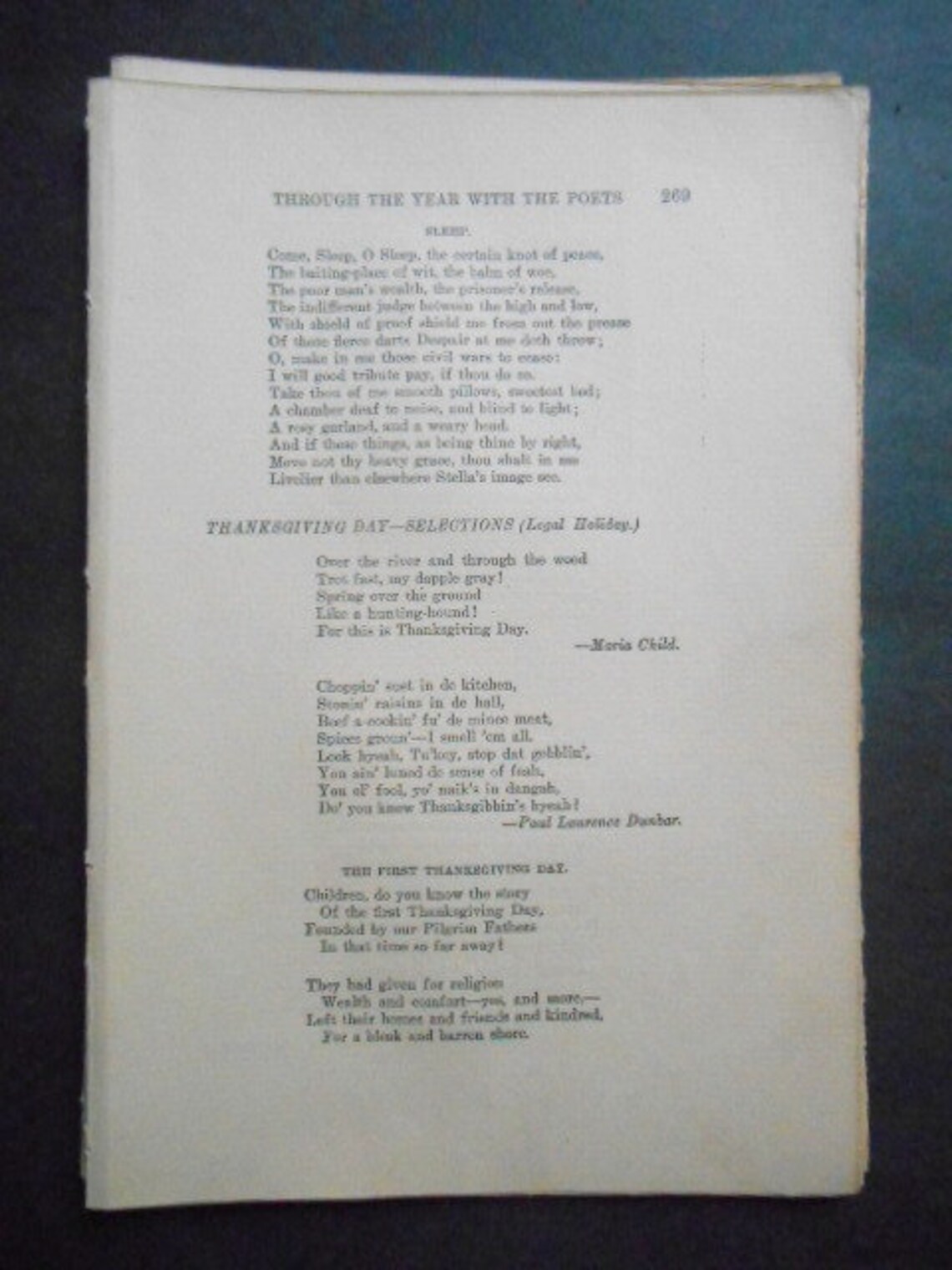 16 Vintage Edwardian Era Pages of Famous Poetry Textured Paper - Etsy