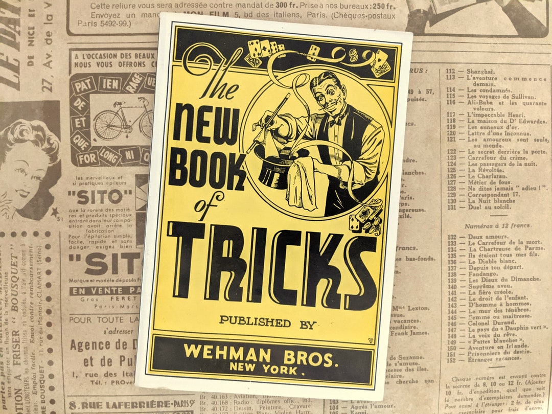 1920s 1930s the New Book of Tricks Wehman Brothers Conjuring Magic ...