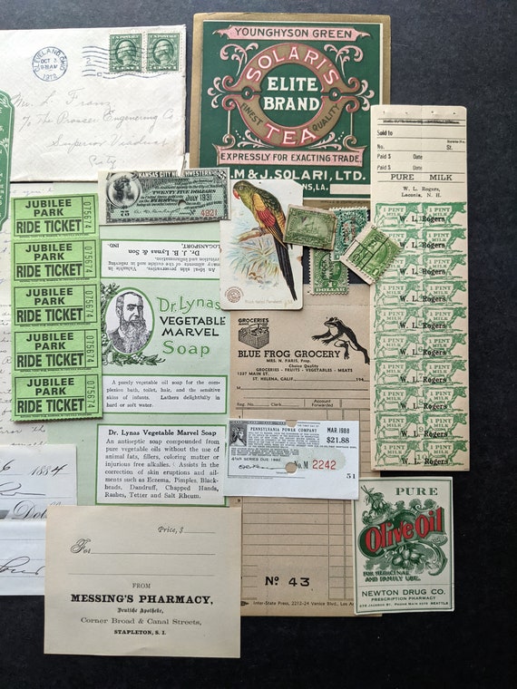 25 Red and Black Pieces Set Ephemera Paper Scrap Pack Paper Ephemera ...