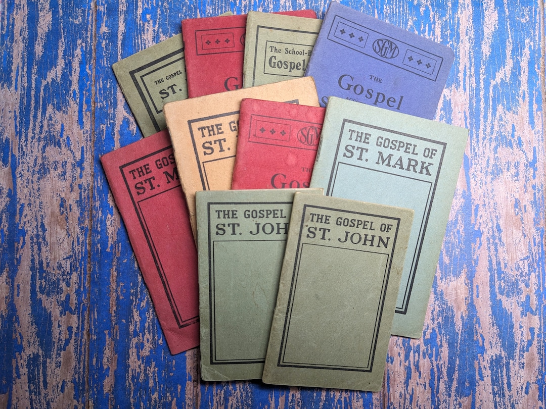 Choice 1930s Gospel Tract Booklet John Luke Mark Matthew American Bible Society - Etsy