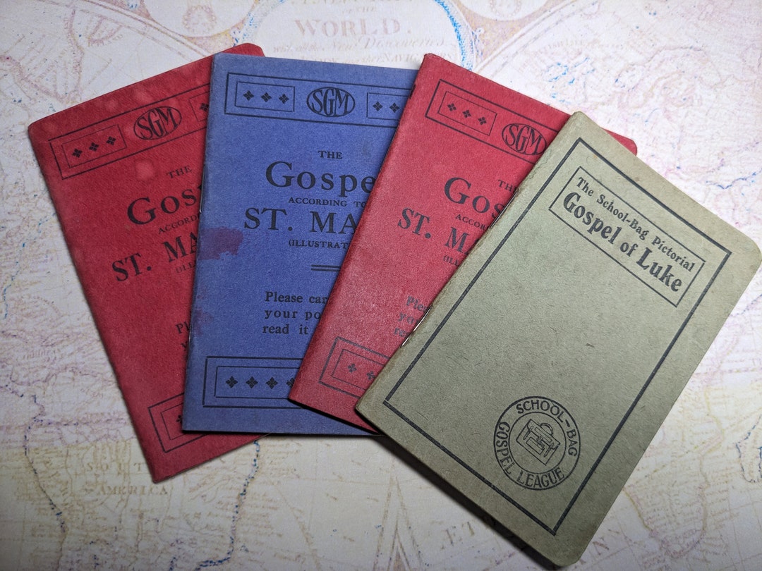Choice 1930s Gospel Tract Booklet Luke Mark Matthew Scripture Gift ...