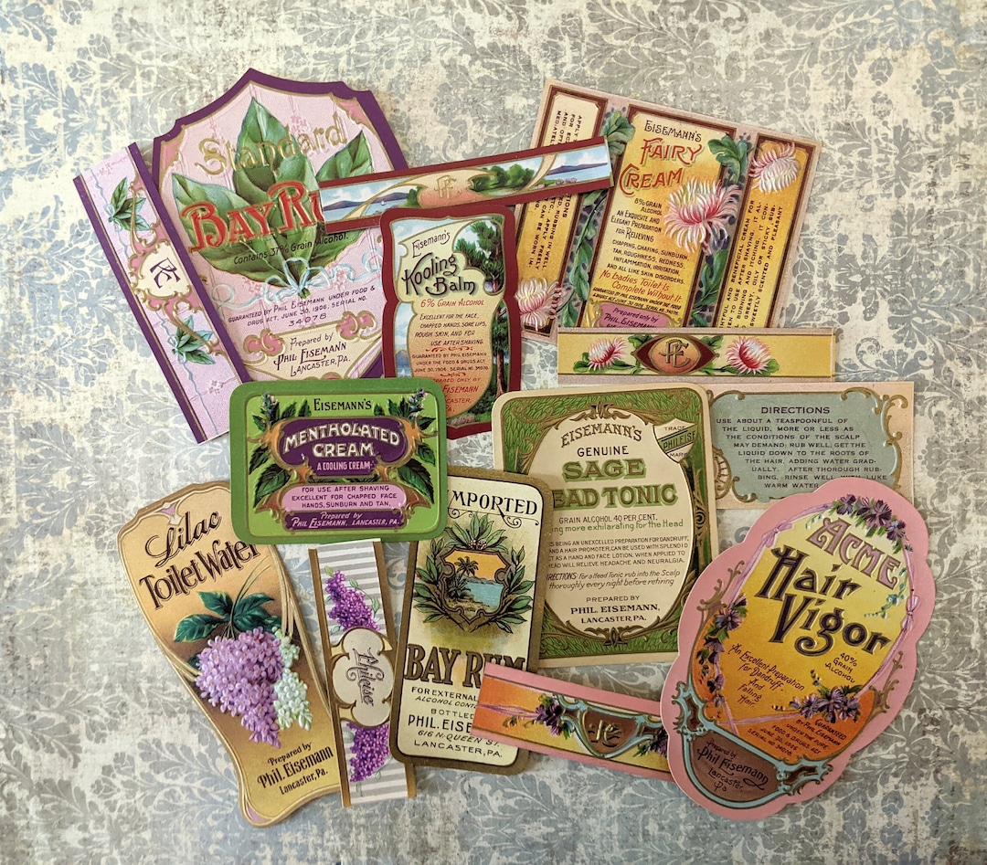 1900s Lovely Victorian Edwardian Gilded Embossed Lithograph Cosmetic ...