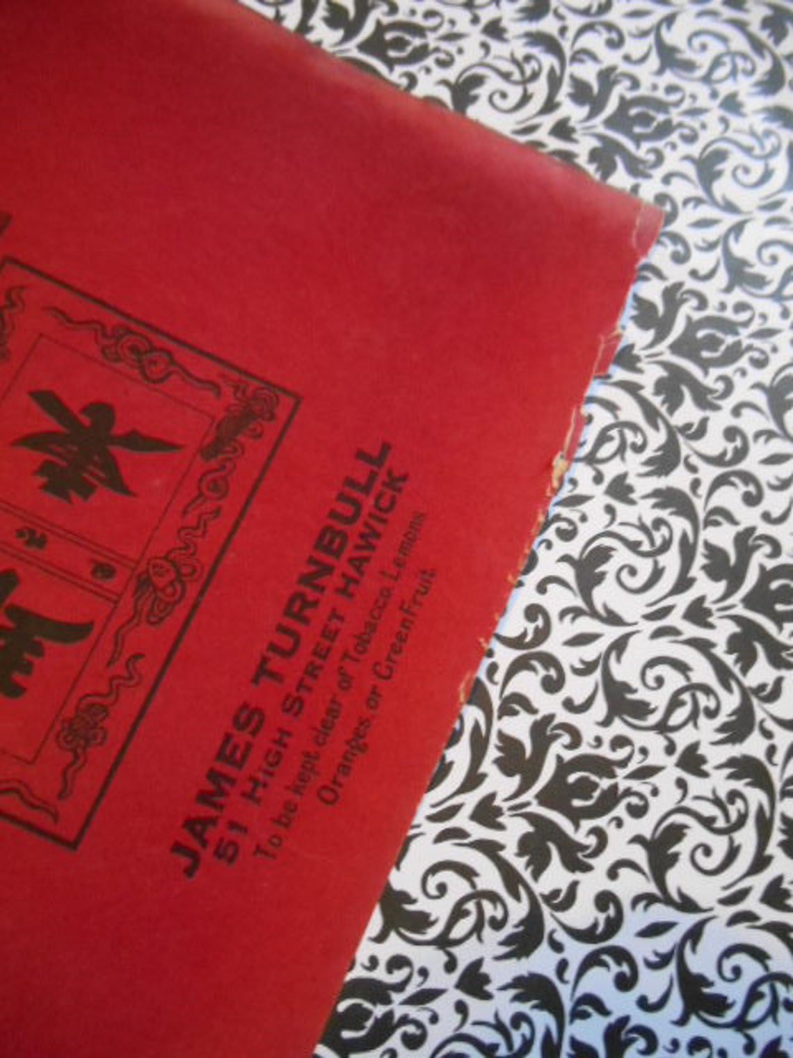 Victorian Tea Packet Label James Turnbull Late 1800s NOS - Etsy