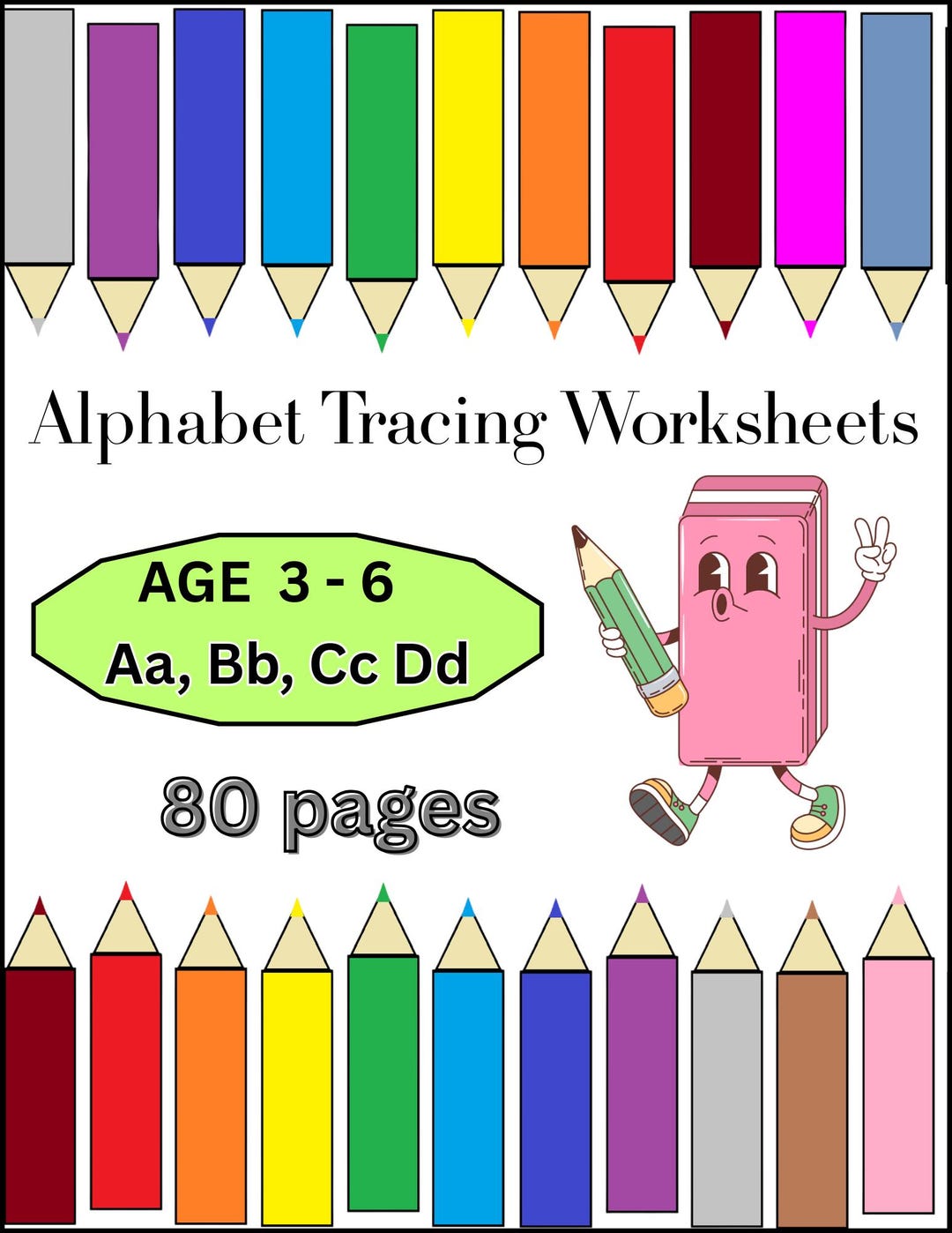 ABC Baby Shower Coloring Book Printable | Alphabet Coloring Pages A-Z ...