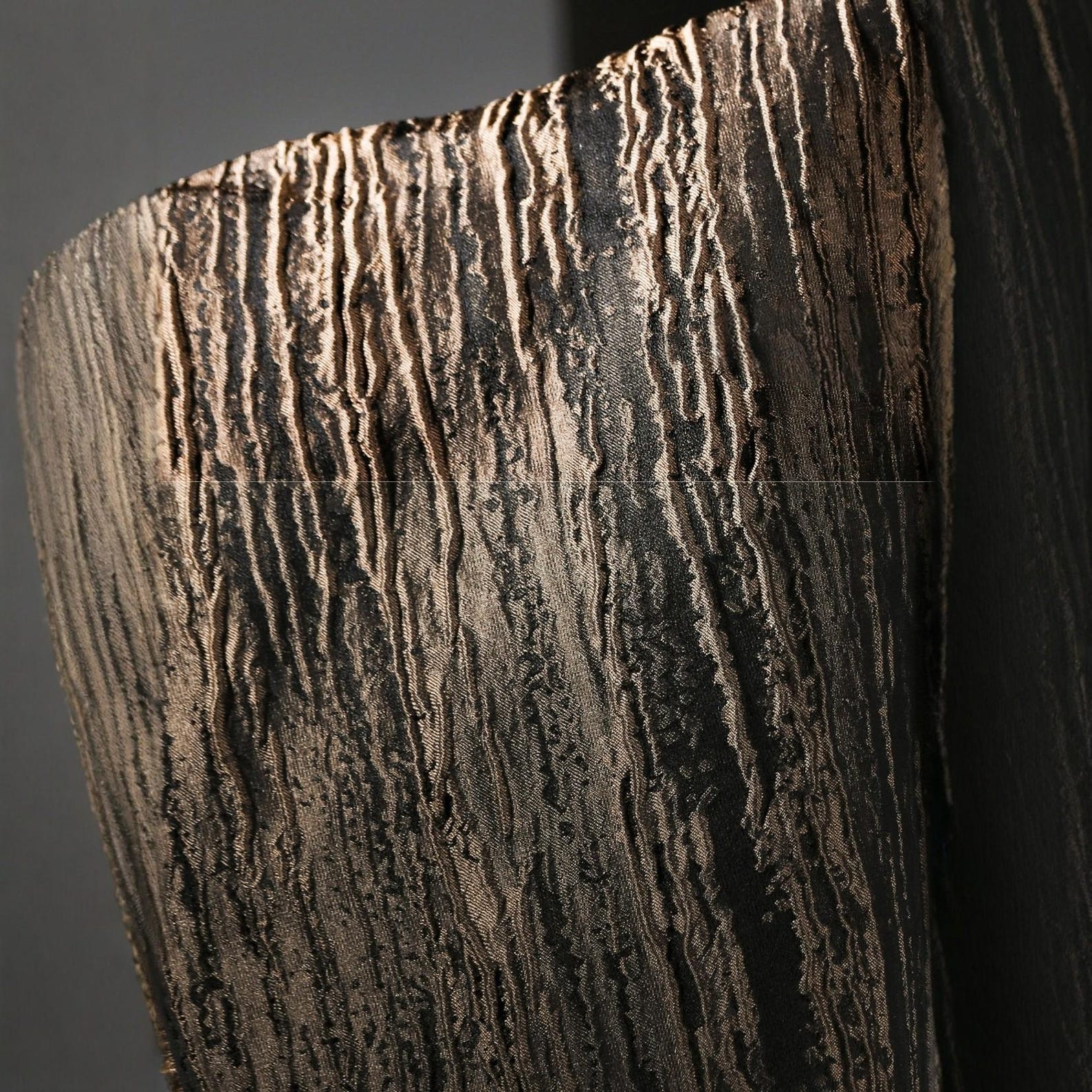Brown Bark Texture Jacquard - 3D Botanical Weave Artisan Fabric - Etsy