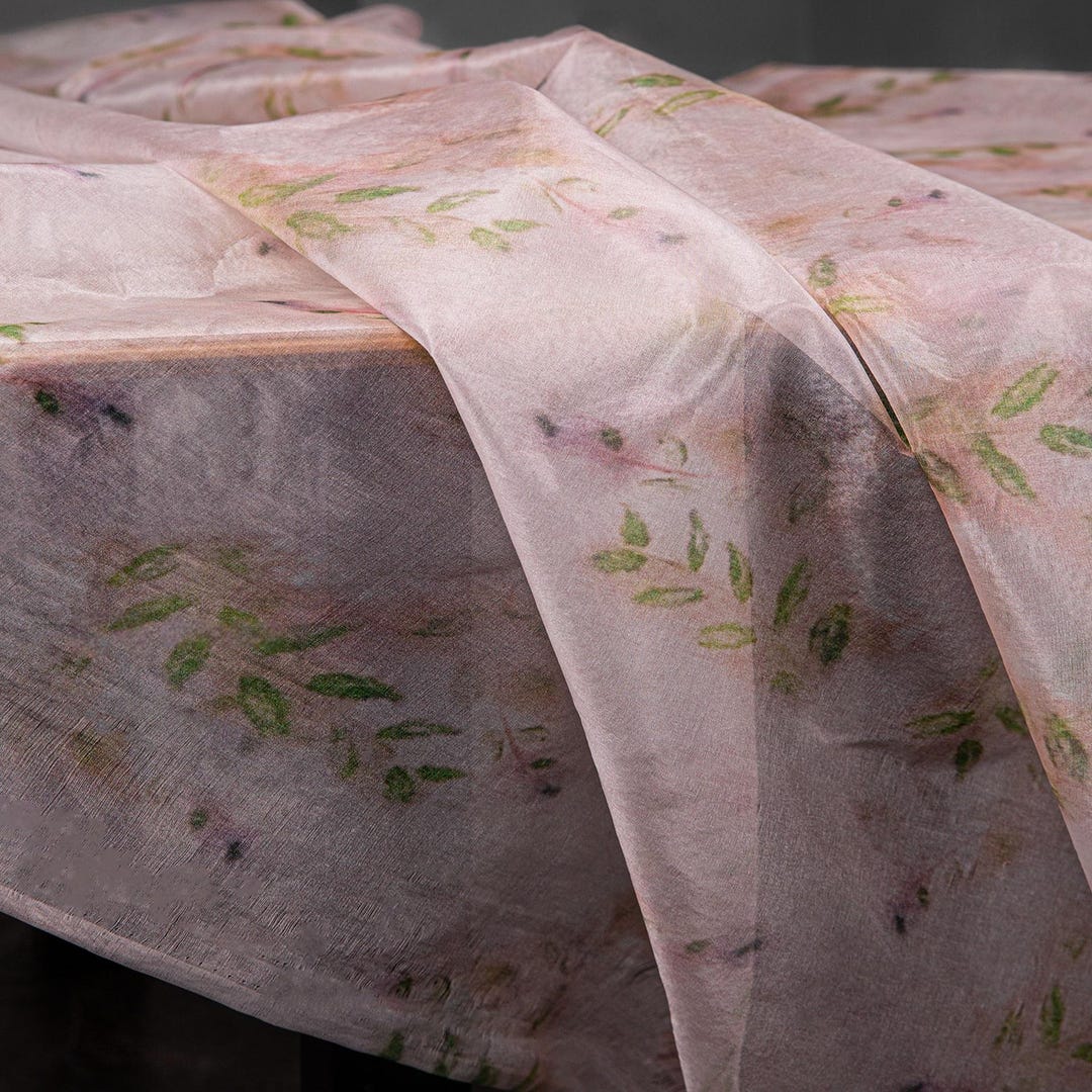 Botanical Dye Silk Organza, Plant-based Color Chiffon for Couture ...
