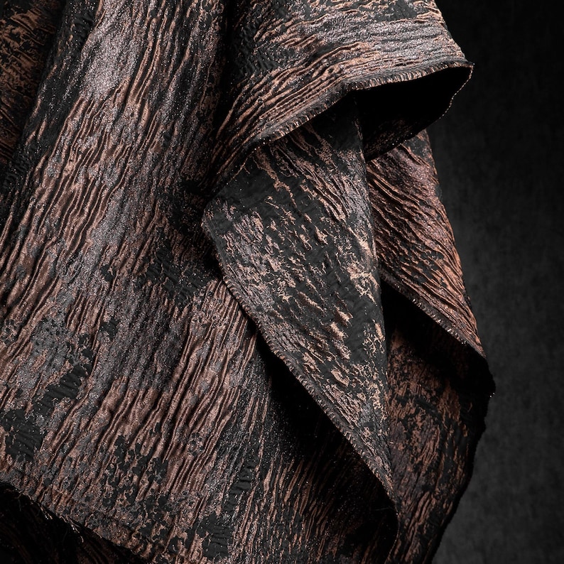 Extreme Texture Jacquard Fabric – Tone-on-tone Wasteland Niche Suiting ...
