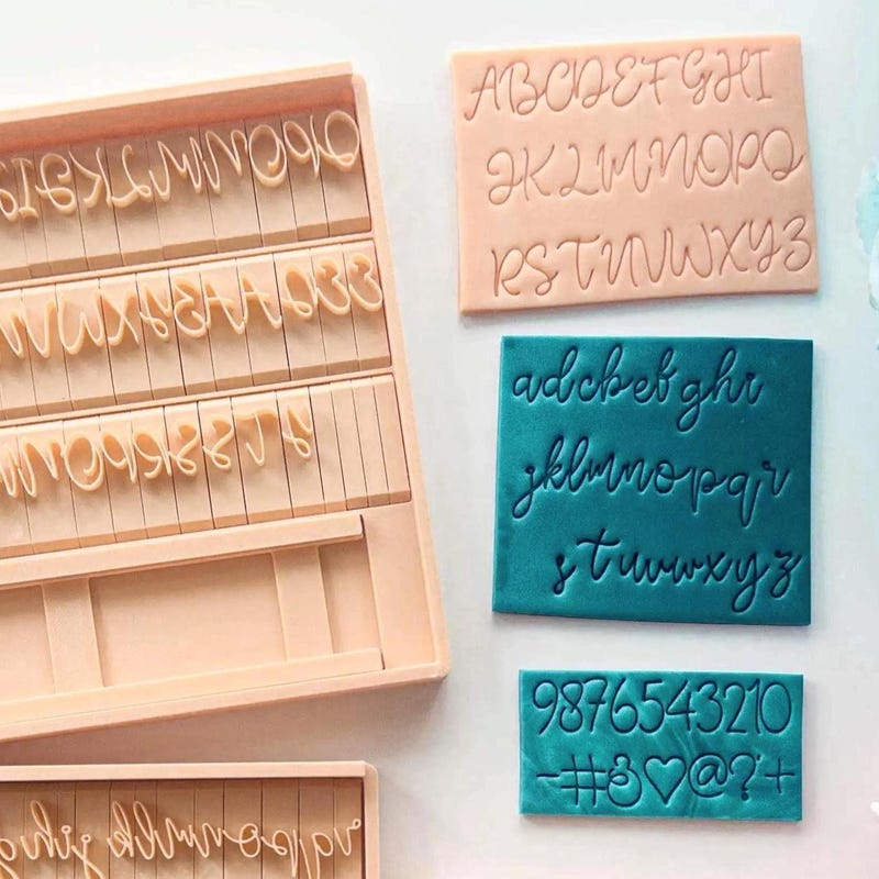 Alphabet Stamps - Etsy