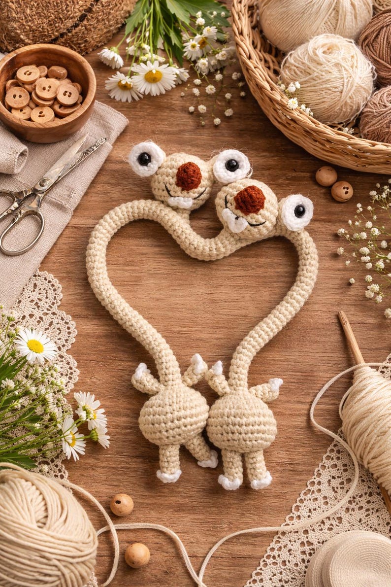 Handmade Sid, Judy Hopps and Nick Wilde Amigurumi Car Ornament ...