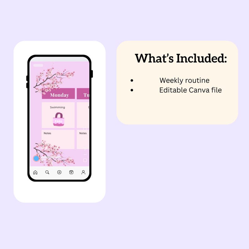 Editable Toddler Routine Chart | Canva Template | Digital Download ...