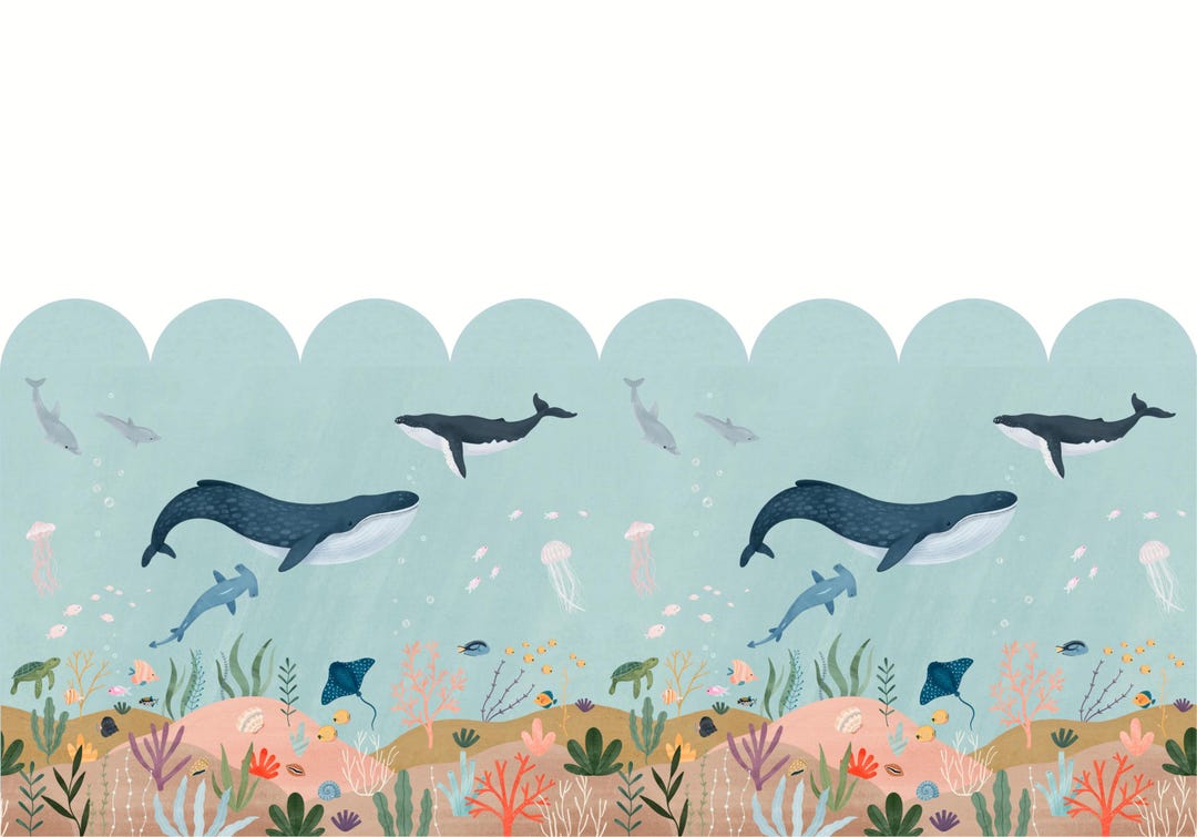 Decals Deep Sea Wall Mural - Etsy