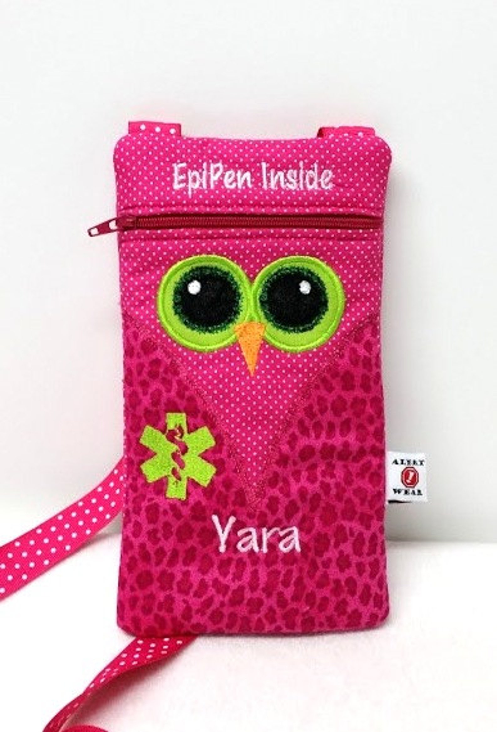 Epipen Case, Asthma Case, Owl Medicine Pack / Epi-pen Case / Diastat ...