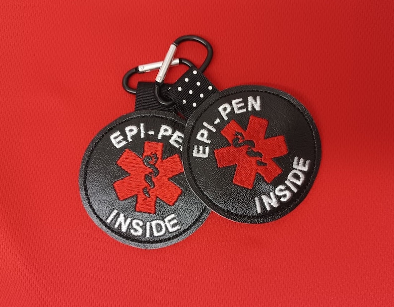 Epi-pen Inside Tag Food Allergy Backpack Medical Alert Tag by - Etsy