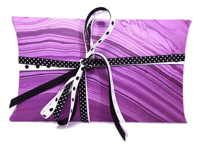 Gift Wrap Pillow Envelope Gift Box With Grosgrain Ribbon and - Etsy