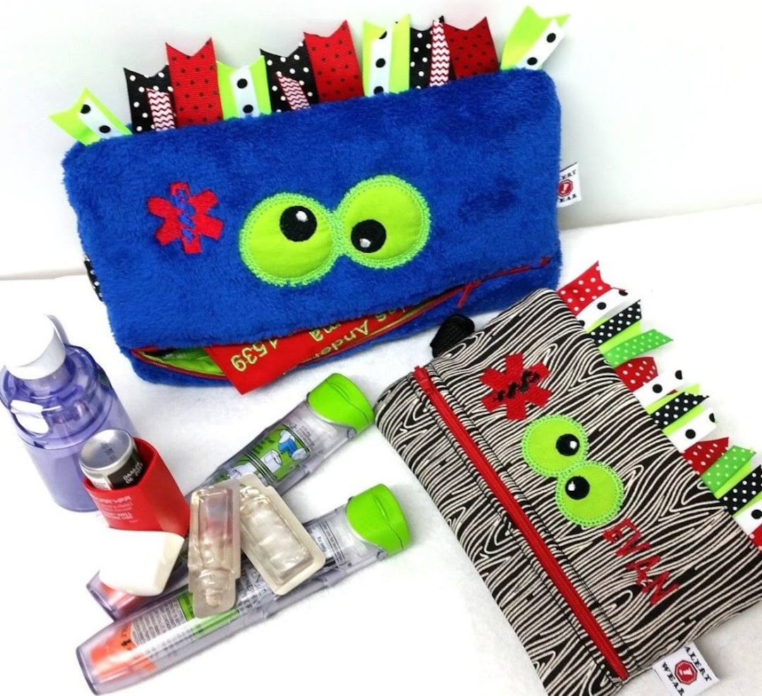 Epipen Case / Inhaler Case / Monster Medicine Case / Custom Designed ...