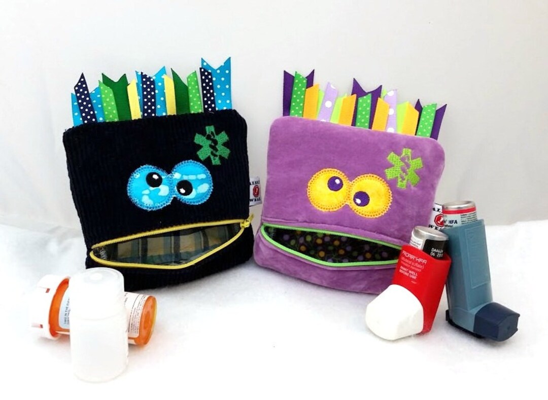 Monster Inhaler / Auviq Medicine Case by Alert Wear - Etsy