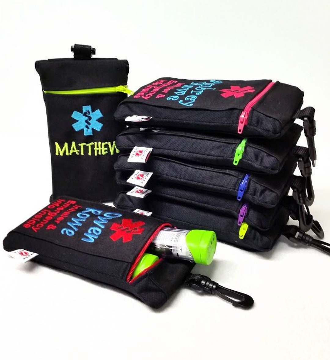 Custom Designed Clip-on Inhaler / Epi-pen / Epilepsy / Diabetic ...